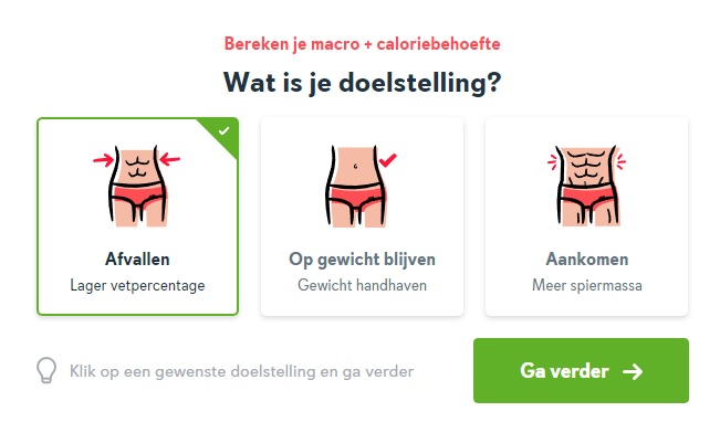 Voedingschema - Nashfit